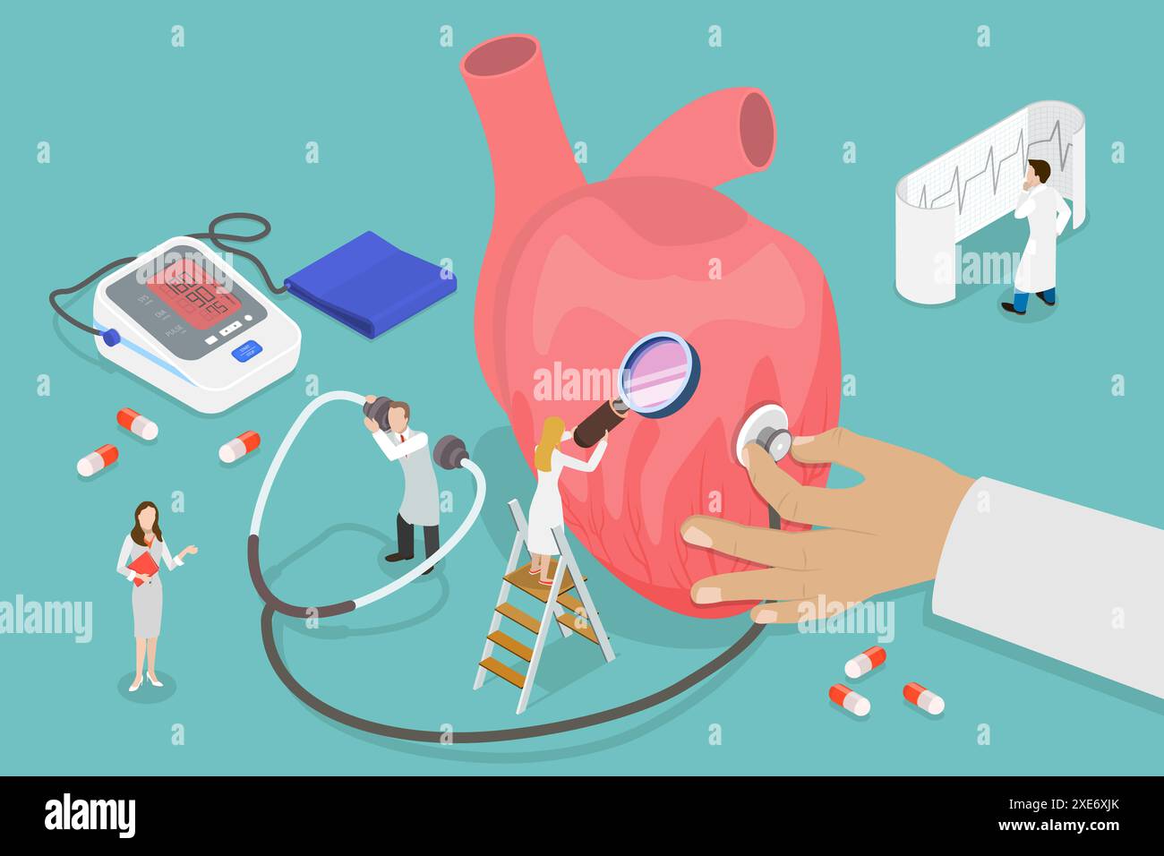 Heart failure cartoon hi-res stock photography and images - Alamy