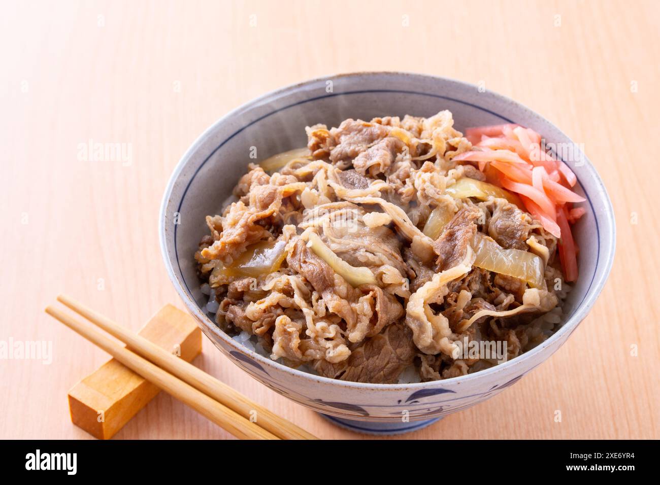 Gyudon, Japanese beef bowl Stock Photo - Alamy