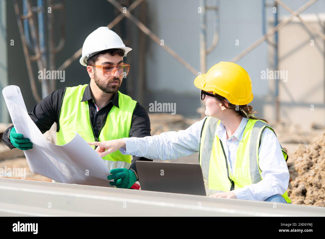Portrait of architect and engineer with experience in multi-story ...