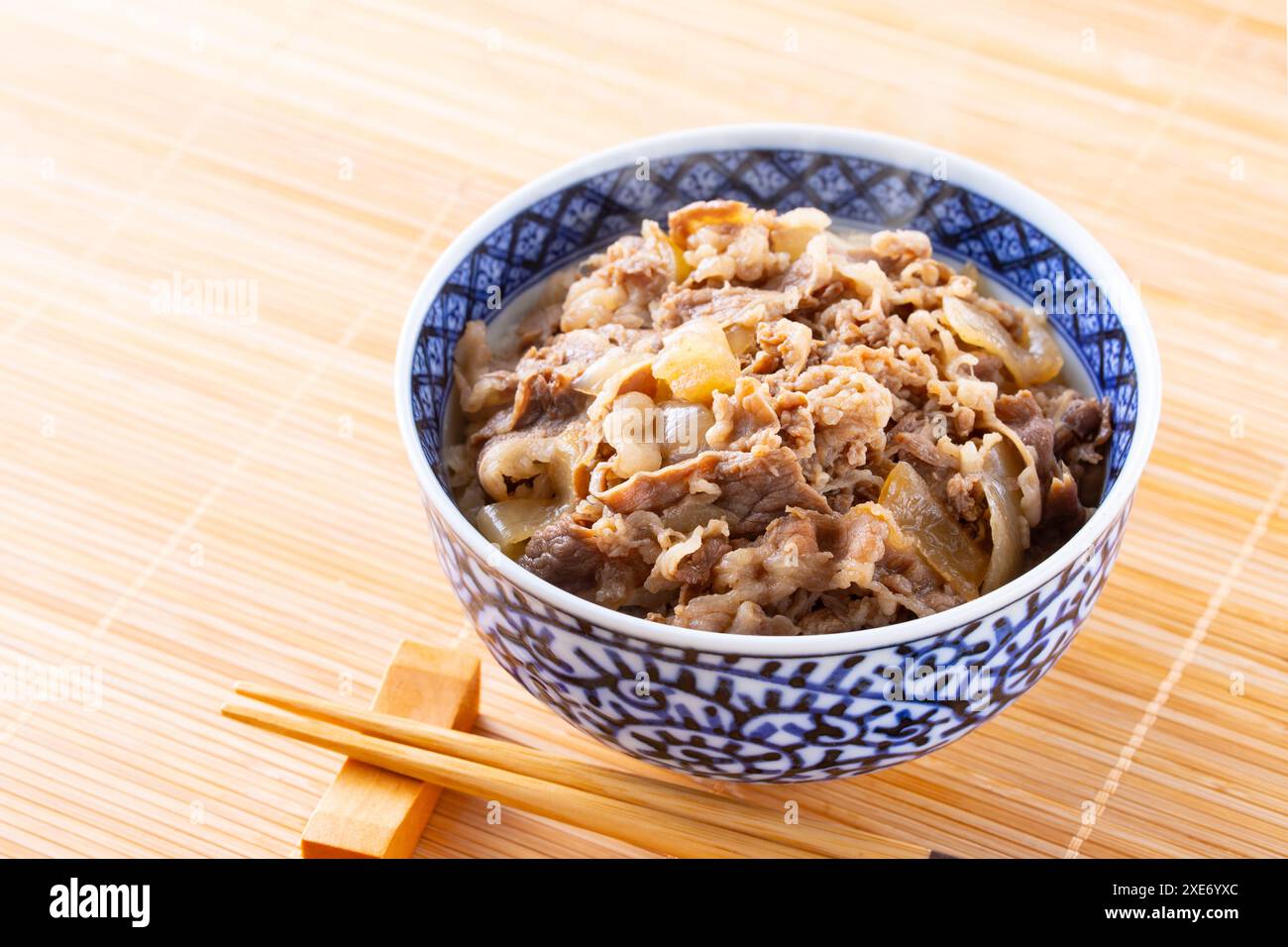 Gyudon, Japanese beef bowl Stock Photo - Alamy