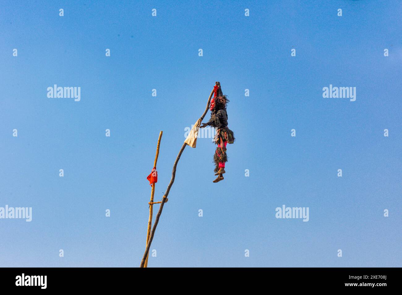 Masked acrobat, The Kulamba Traditional Ceremony of the Chewa people ...