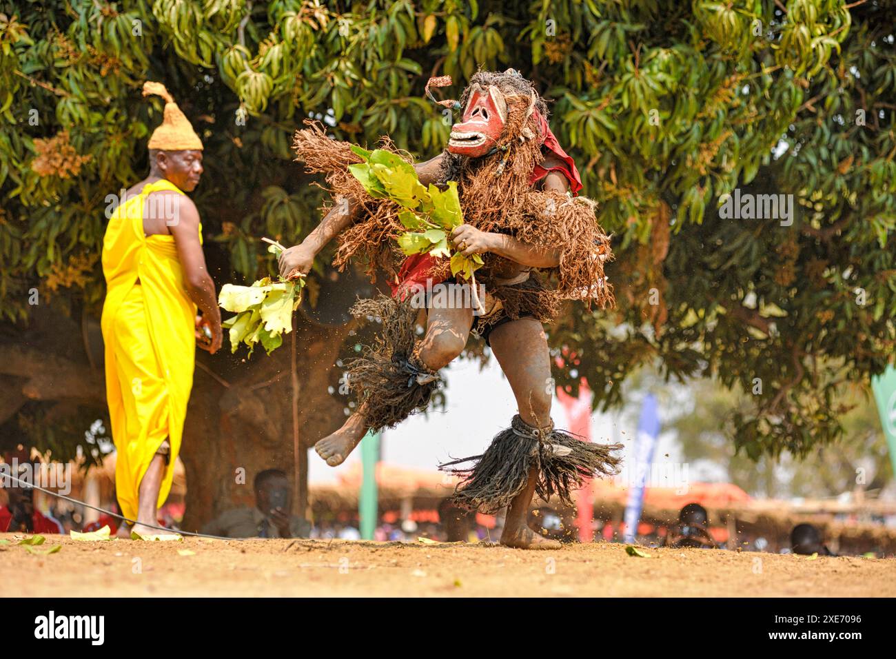 Masked dancer, The Kulamba Traditional Ceremony of the Chewa people ...