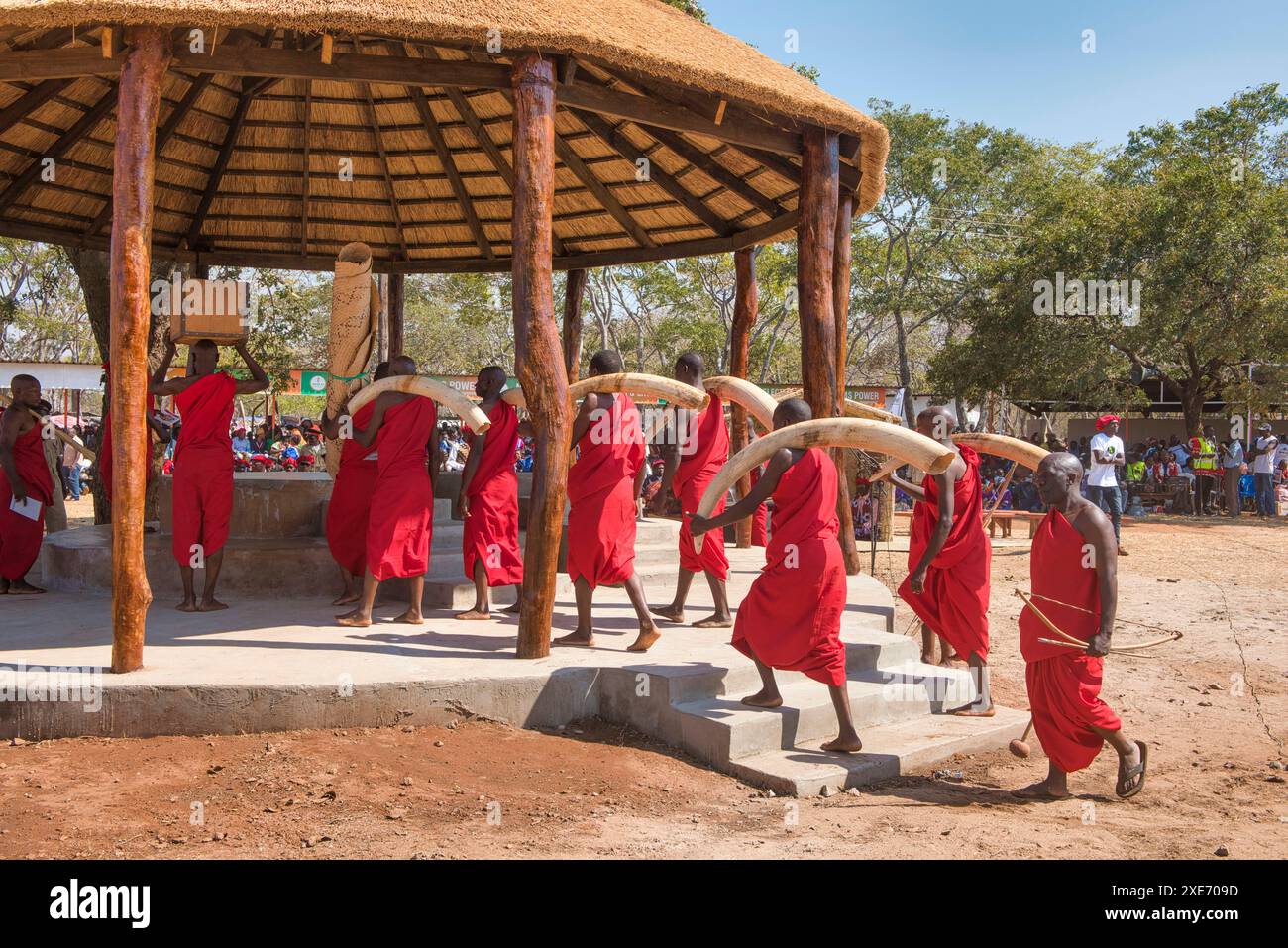 Ivory and other possessions of the Paramount Chief Kalonga Gaia Uni are ...