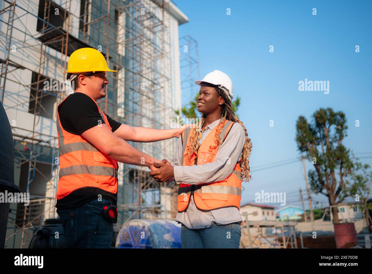 Portrait of architect and engineer with experience in multi-story ...