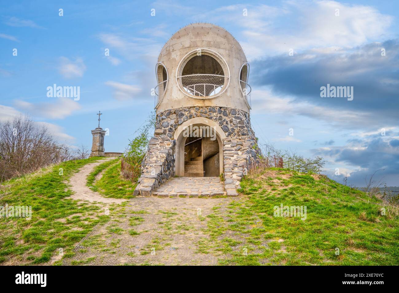 The Ruzenka lookout tower is a unique architectural structure located ...