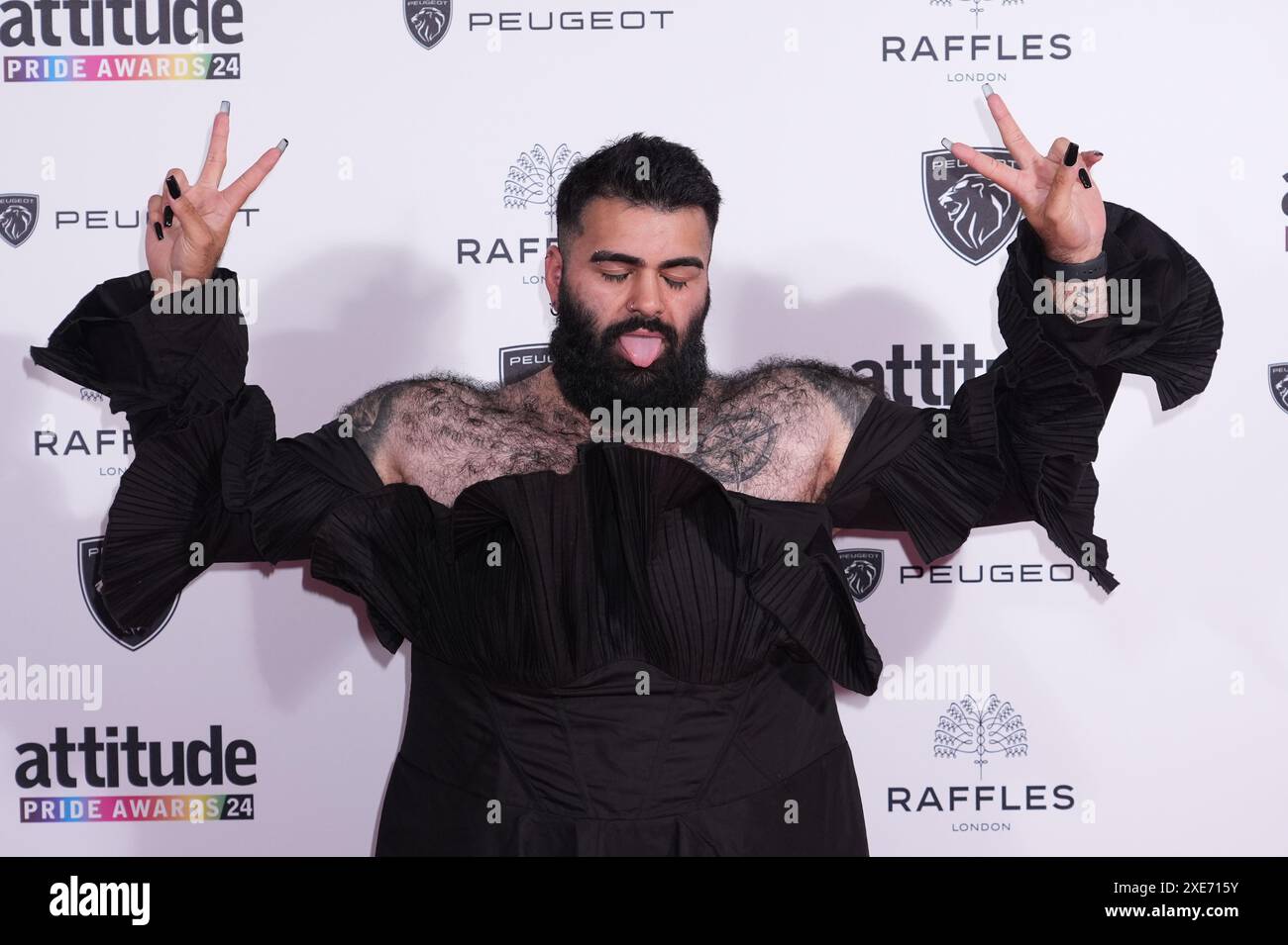 Asad Zafar attending the Peugeot Attitude Pride Awards 2024 at Raffles ...