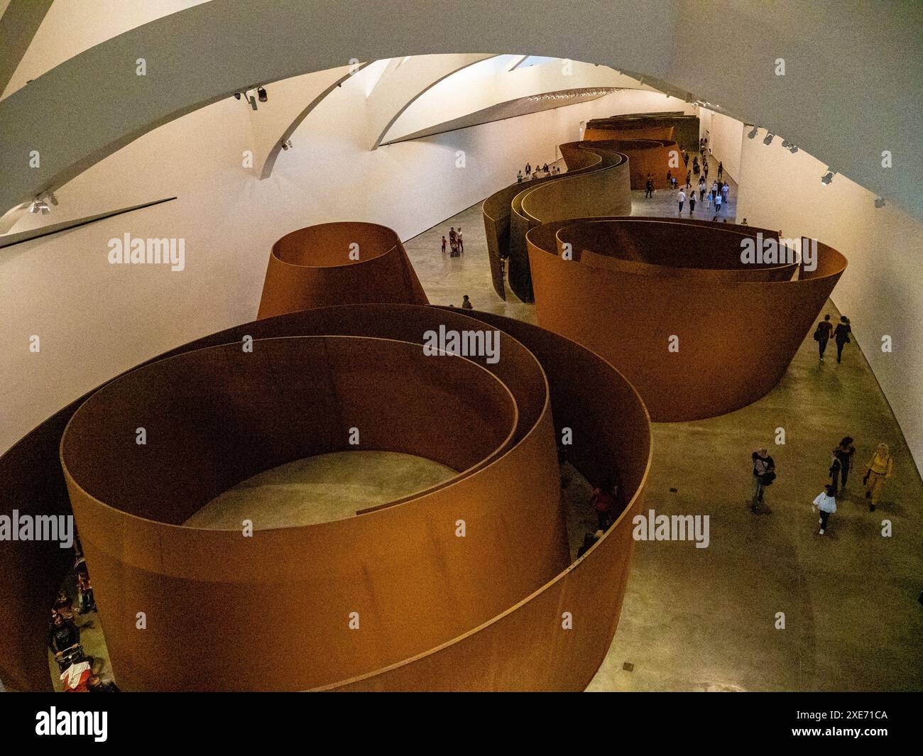 The Matter of Time, Permanent installation by Richard Serra, Guggenheim ...
