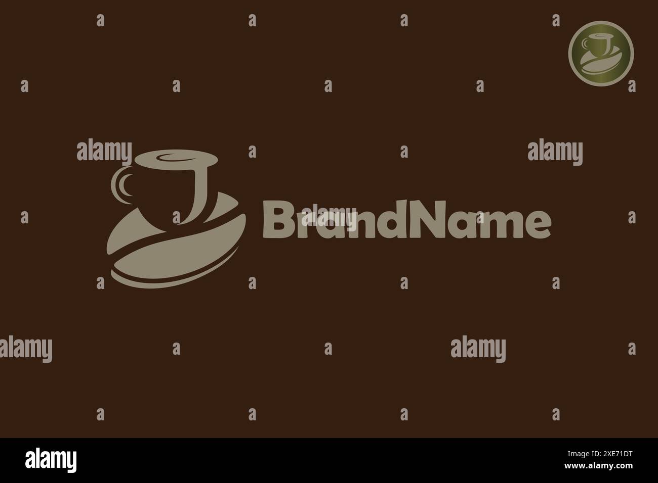 Coffee Bean Cup Logo Design Concept. Coffee drink logo design ...