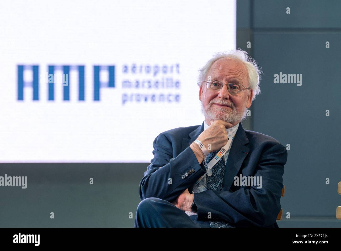 Marignane, France. 25th June, 2024. Pierre-Alain Roche, President of ...