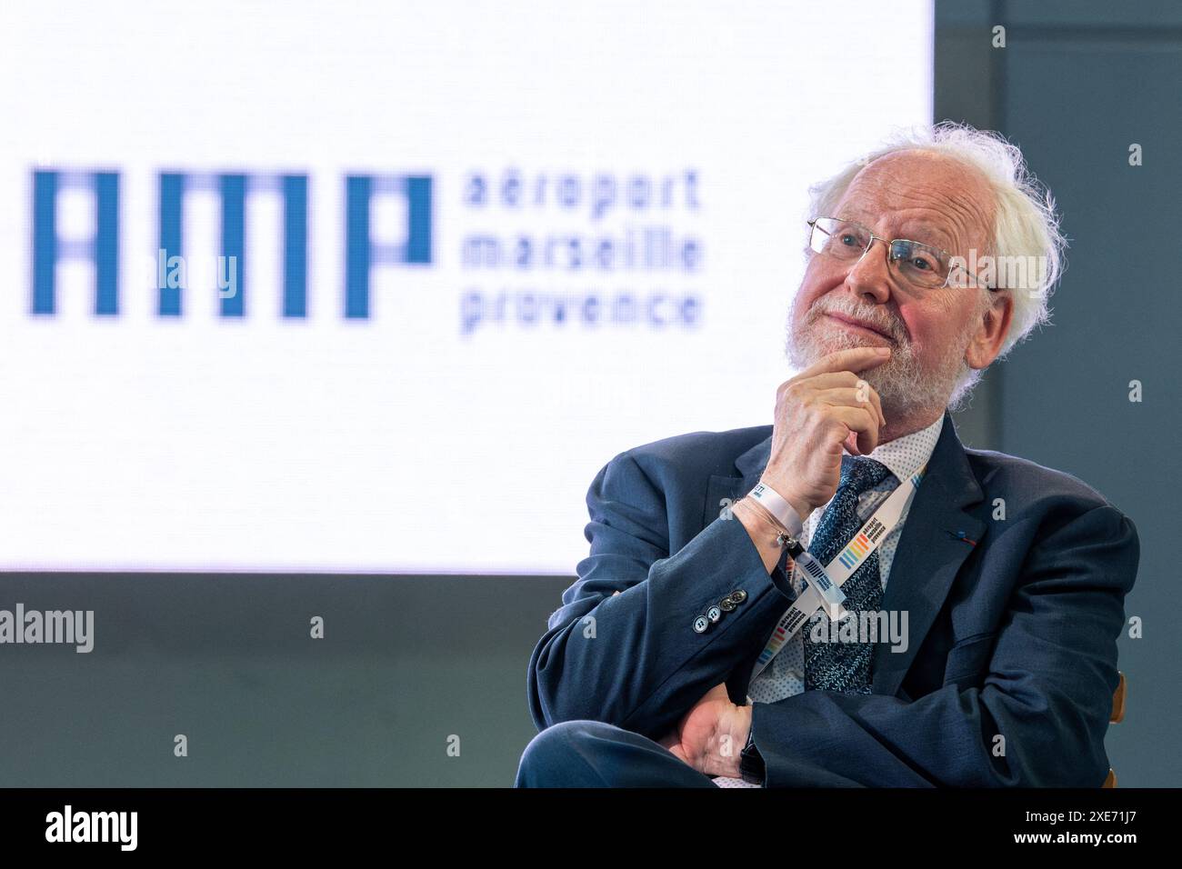 Marignane, France. 25th June, 2024. Pierre-Alain Roche, President of ...