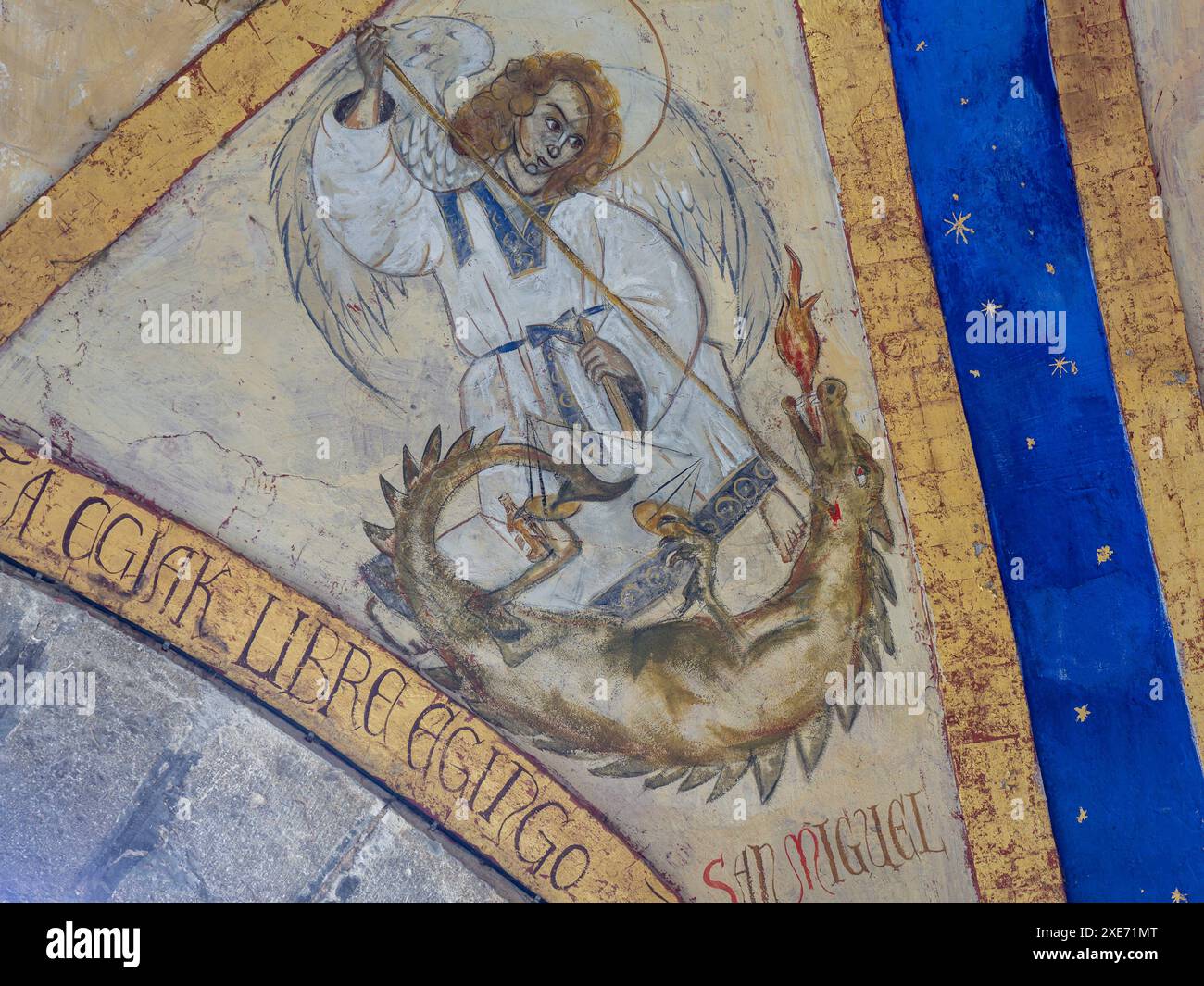 Saint michael dragon hi-res stock photography and images - Alamy