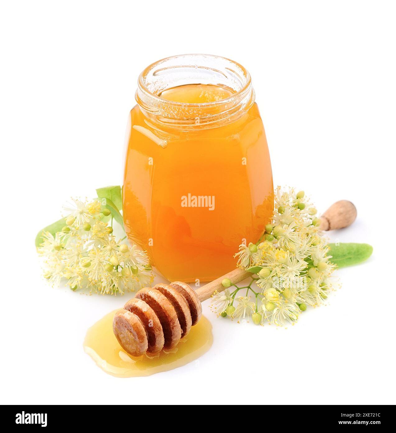 Linden flower tea honey Cut Out Stock Images & Pictures - Alamy