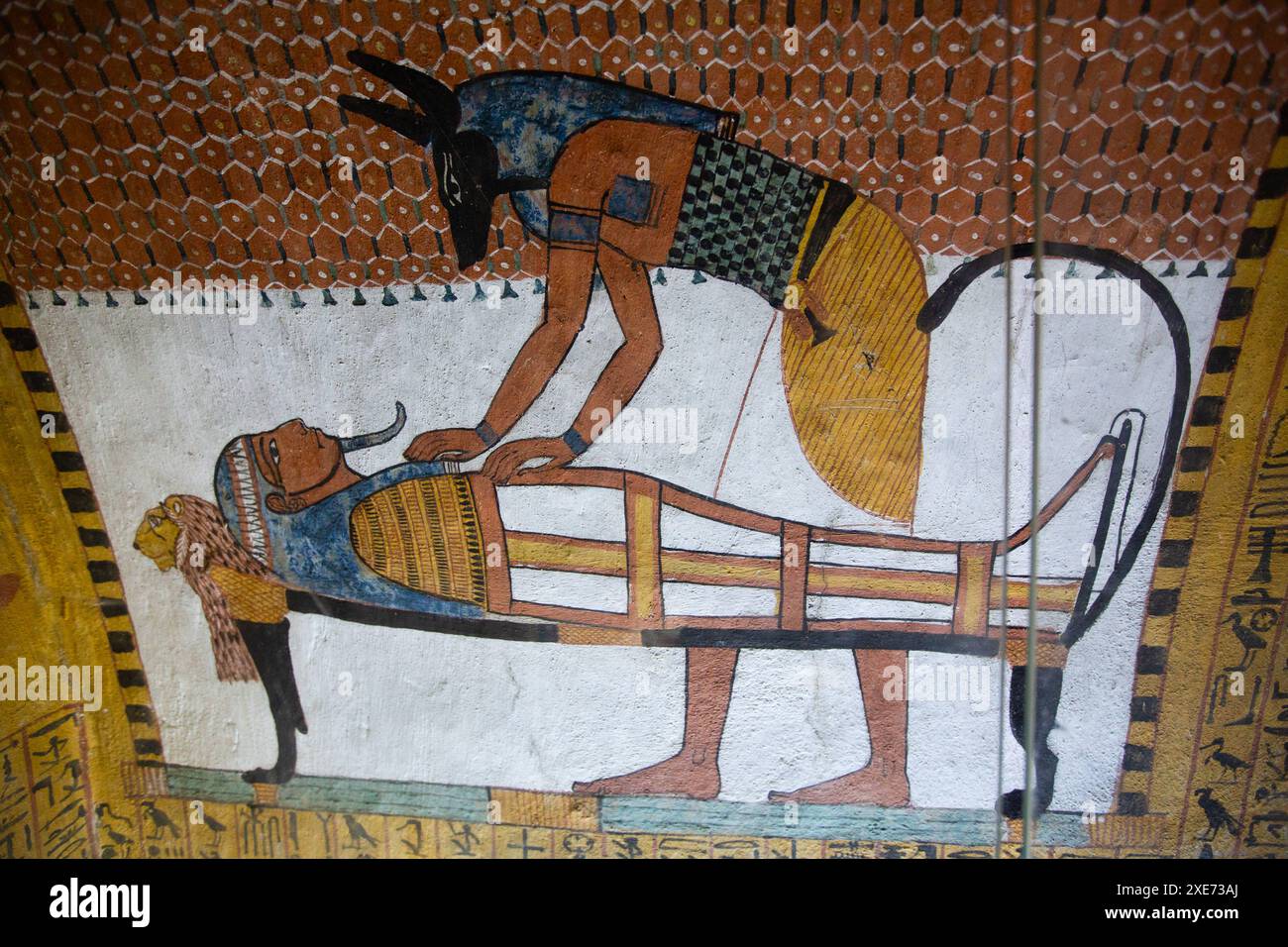 Wall Paintings, Tomb of Sennedjem, TT1, Deir el-Medina, Ancient Thebes ...