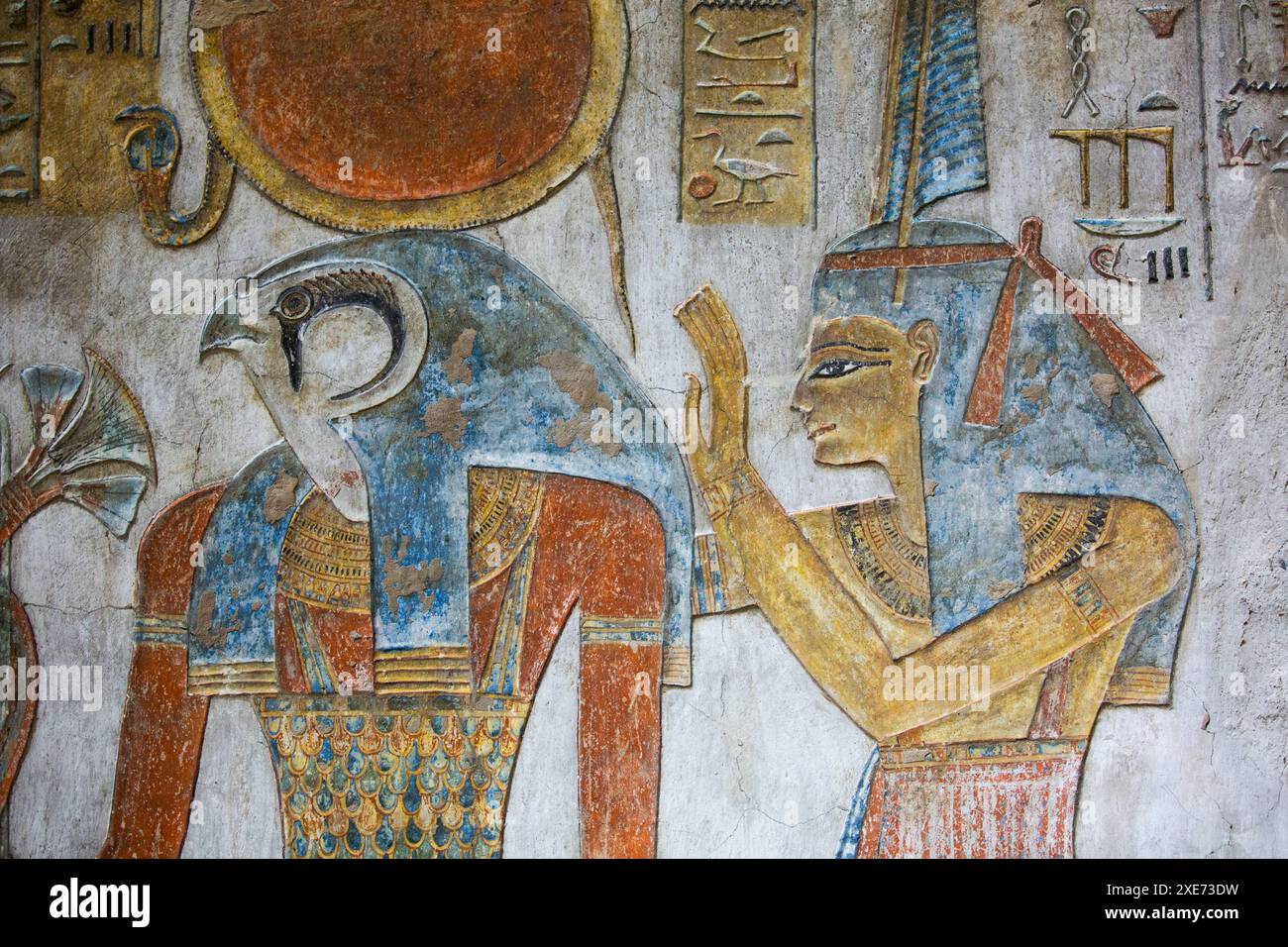 Reliefs, Tomb of Tausert and Setnakht, KV14, Valley of the Kings ...