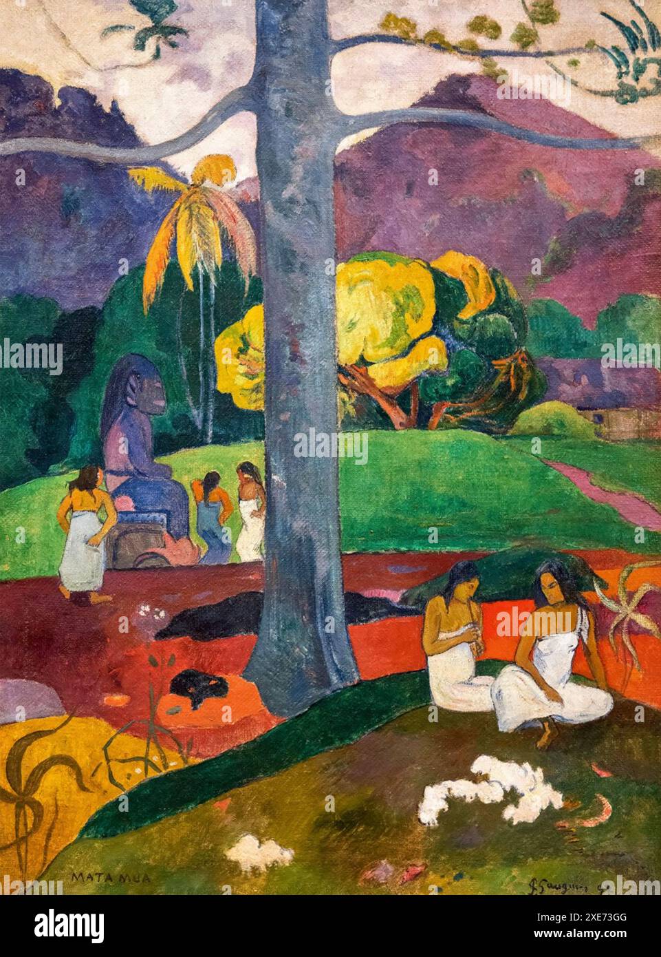 PAUL GAUGUIN (1848-1903) French artist. His 1892 painting Mata Mua (In ...