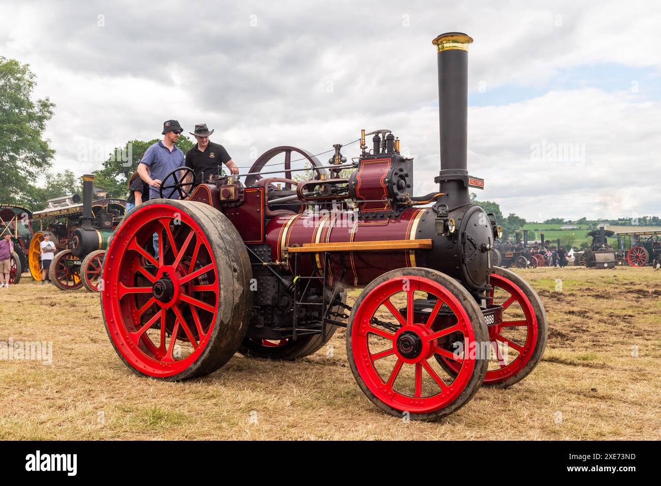 Marshall steam tractor engine named 'Uncle George', built 1912, at ...