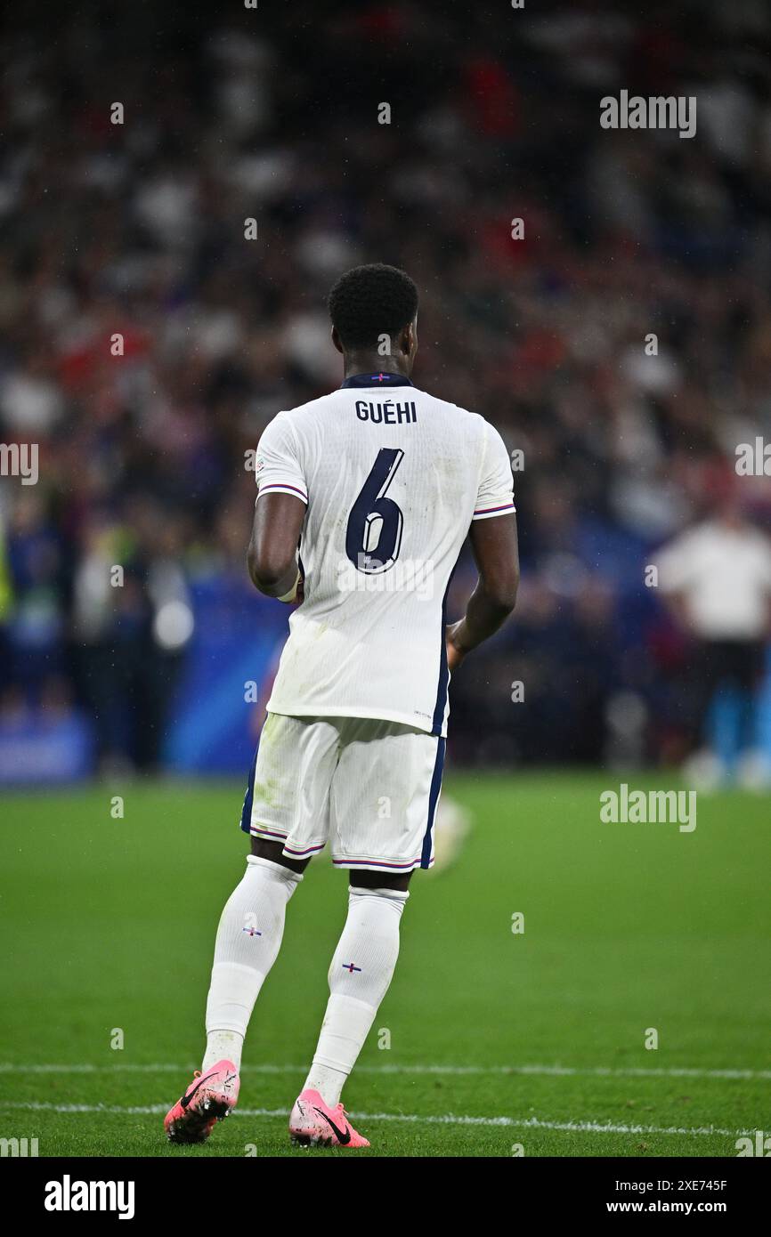 GELSENKIRCHEN, GERMANY - JUNE 16: Marc Guehi of England during the UEFA EURO 2024 group stage ...