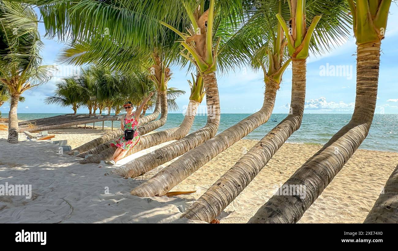 Phu Quoc Island, Kien Giang Province, Vietnam - April 30, 2024: Female ...