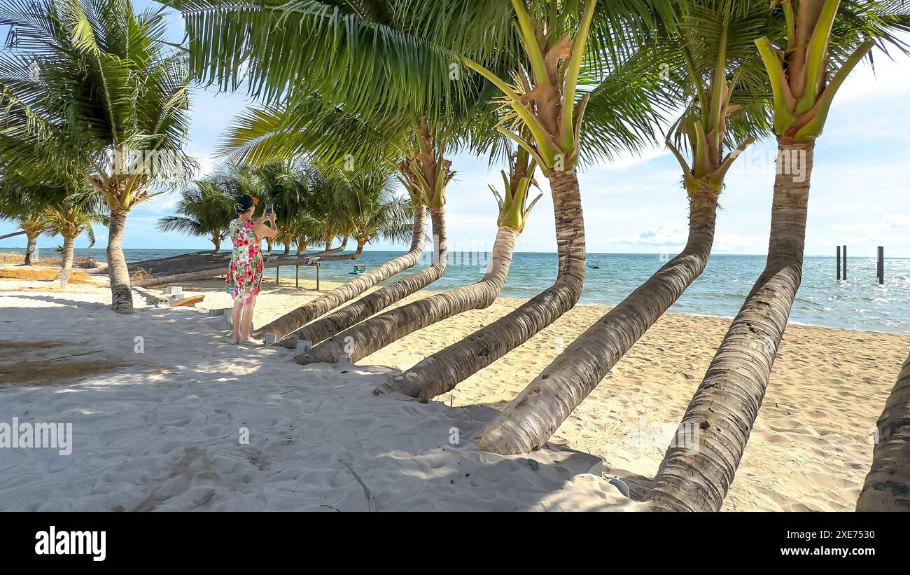 Phu Quoc Island, Kien Giang Province, Vietnam - April 30, 2024: Female ...