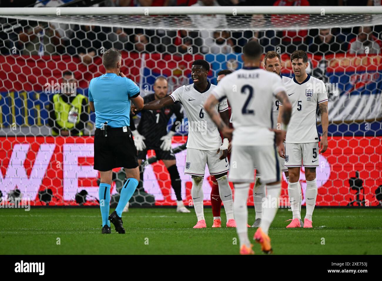 GELSENKIRCHEN, GERMANY - JUNE 16: Marc Guehi during the UEFA EURO 2024 group stage match between ...