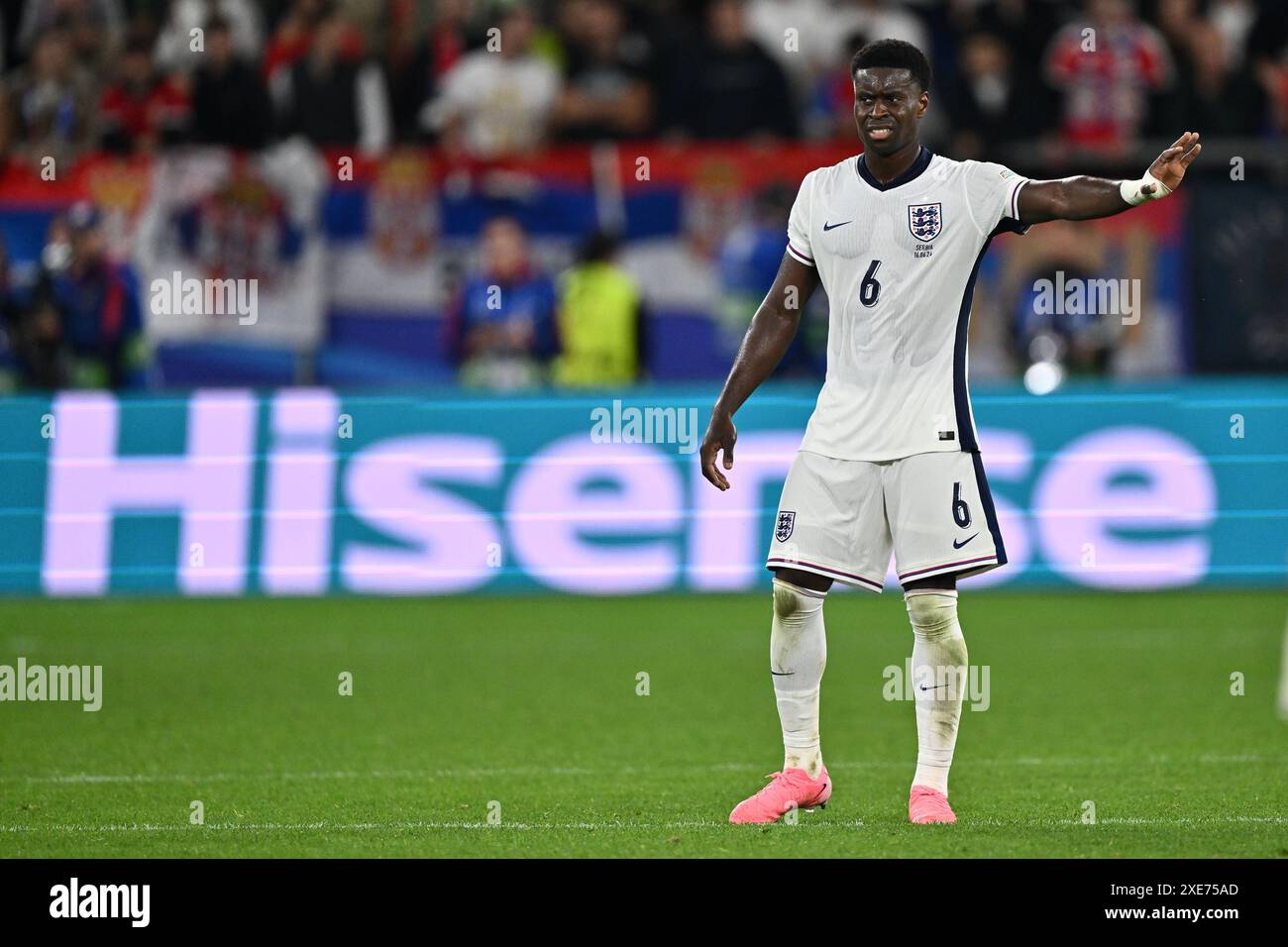 GELSENKIRCHEN, GERMANY - JUNE 16: Marc Guehi during the UEFA EURO 2024 group stage match between ...