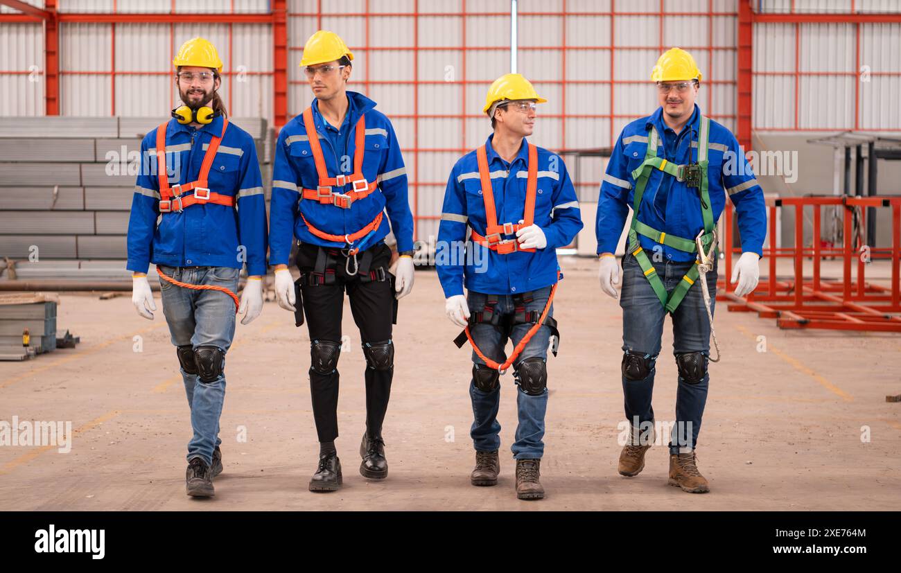 Team male workers in warehouse hi-res stock photography and images - Alamy