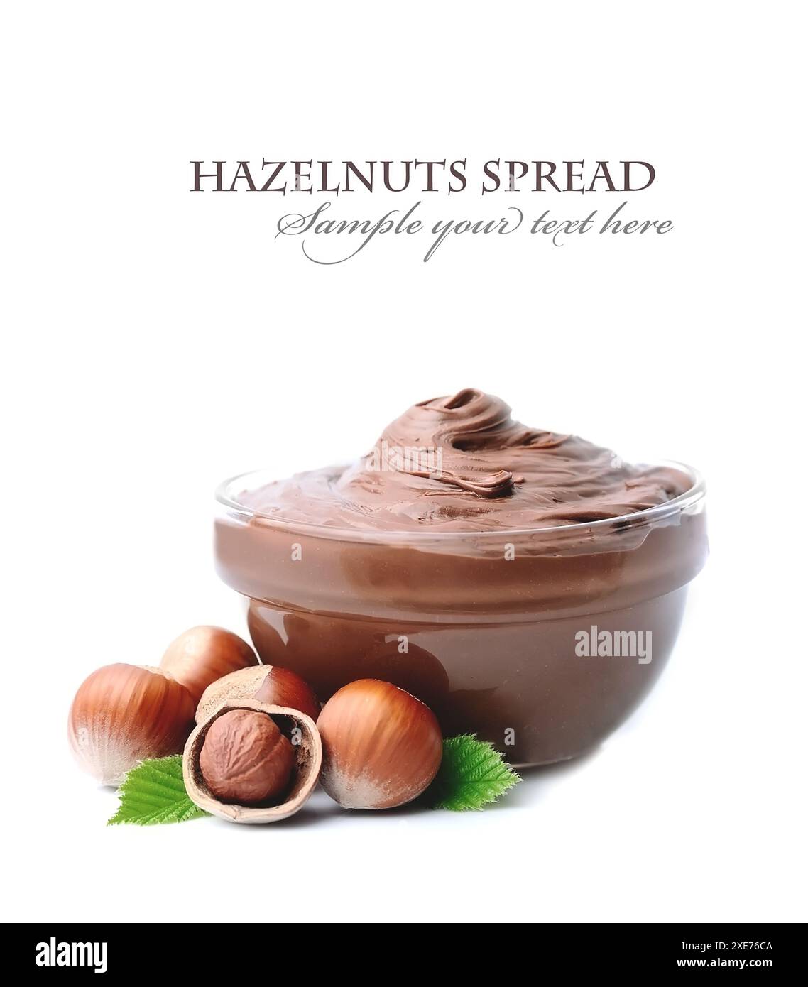 Tasty chocolate spread hazelnuts hi-res stock photography and images ...