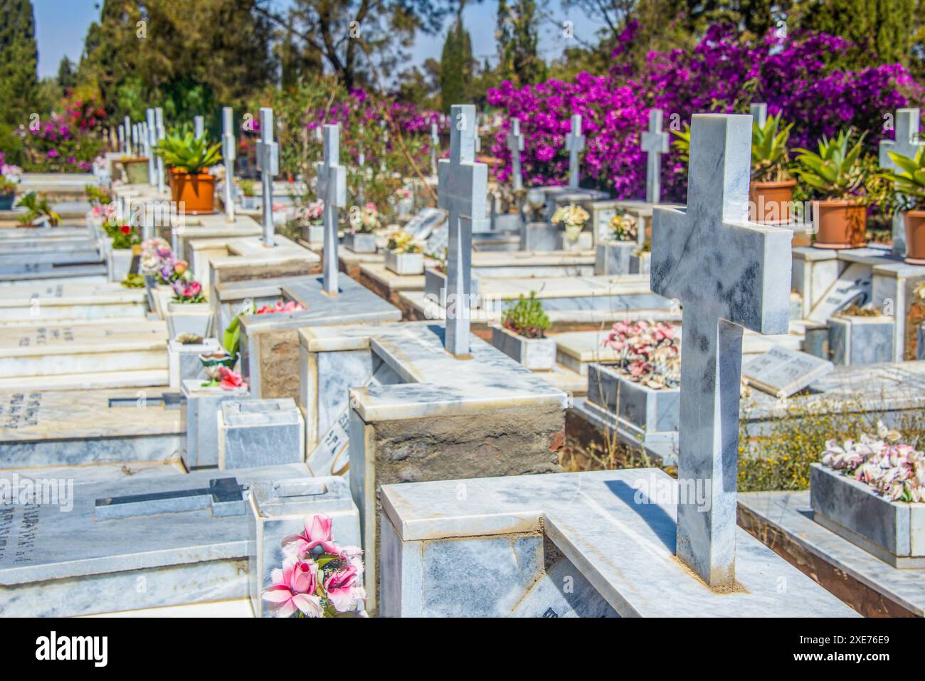 Italian Cemetery in Asmara, Eritrea, Africa Stock Photo - Alamy