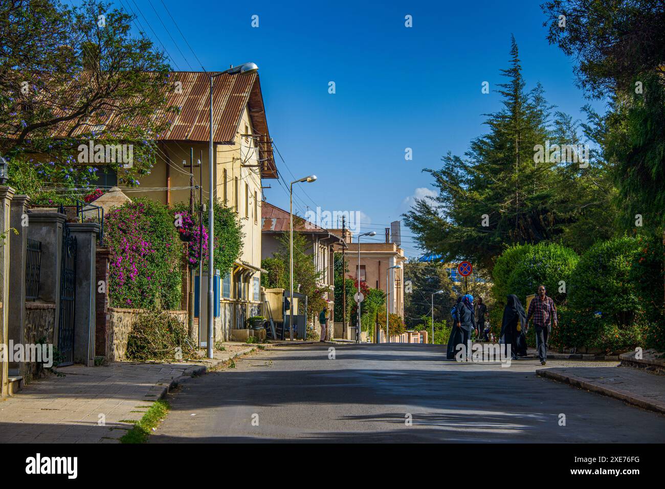 Italian colonial architecture, Asmara, Eritrea, Africa Stock Photo - Alamy