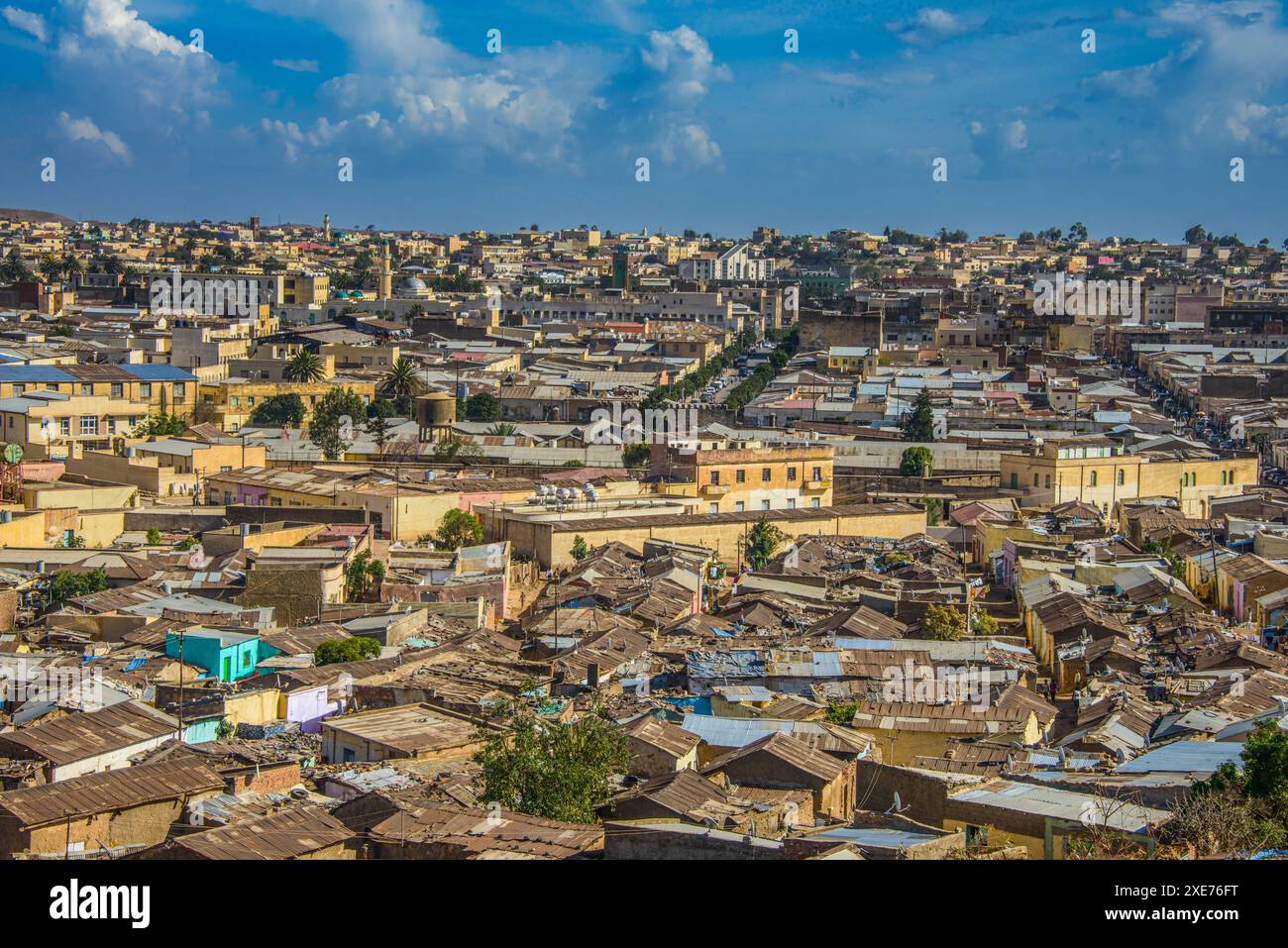 Asmara aerial view hi-res stock photography and images - Alamy