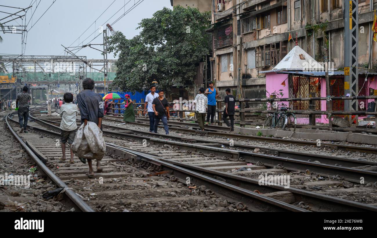 Railway Lines, Guwahati, Assam, India, Asia Stock Photo - Alamy