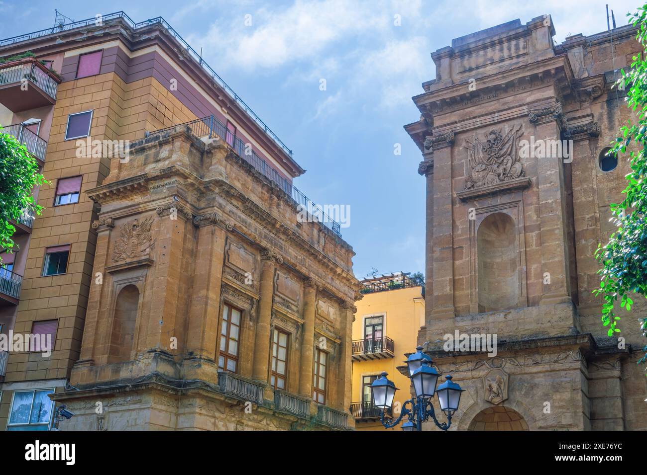 Neoclassical gate with decorations hi-res stock photography and images ...