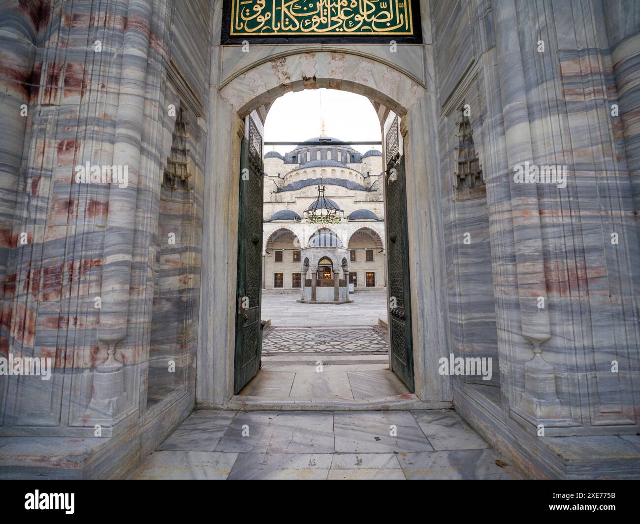Main gate of Sultanahmet Camii (Blue Mosque), UNESCO World Heritage ...