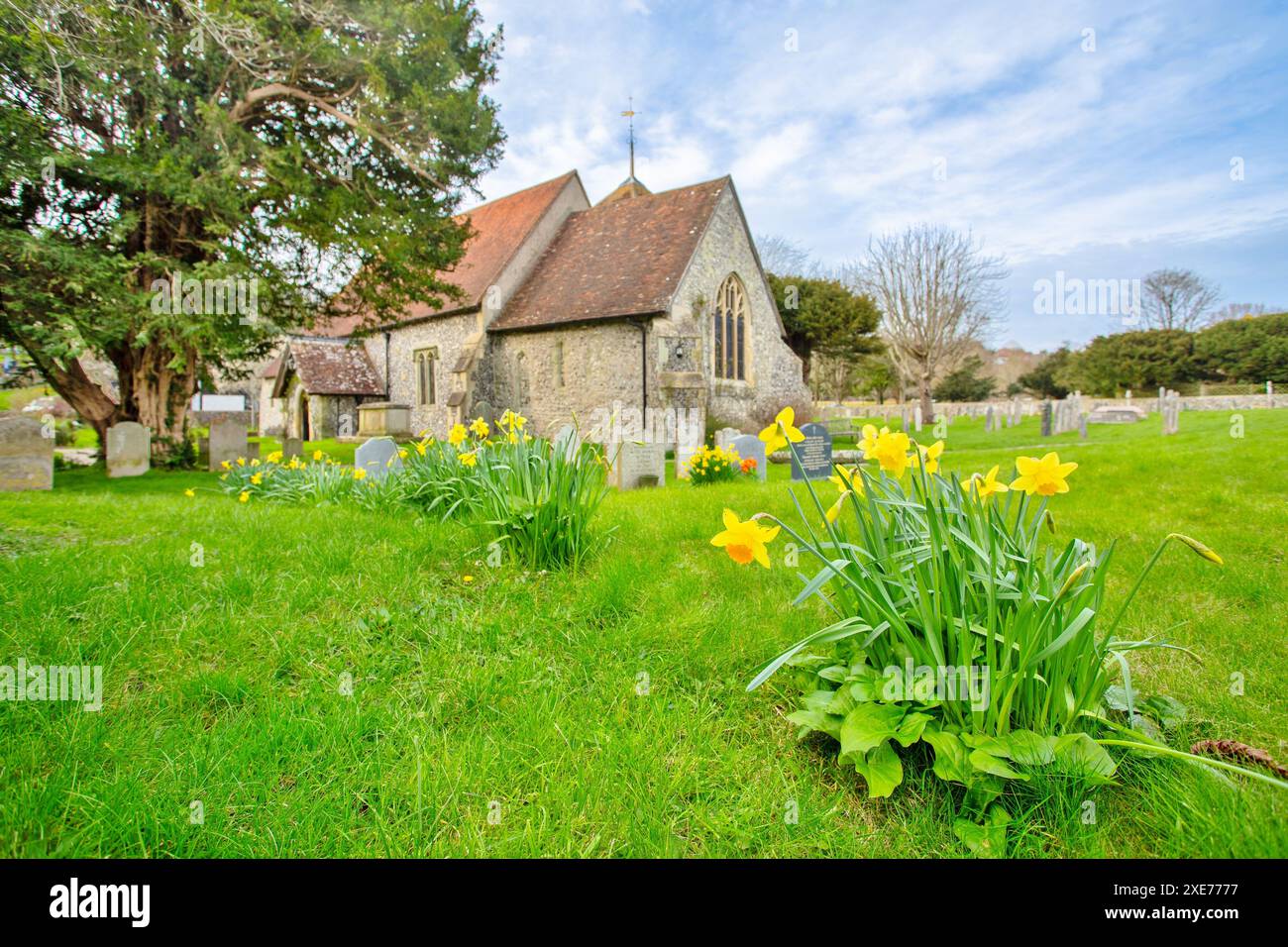 St. Simon and St. Jude's Church, East Dean, East Sussex, England ...