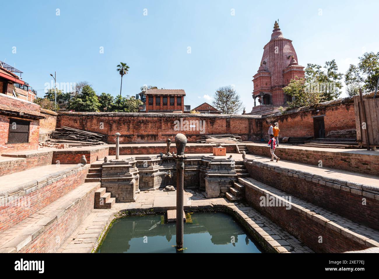 Bhandar Pokhari and 55 Window Palace, Durbar Square, the main square in ...