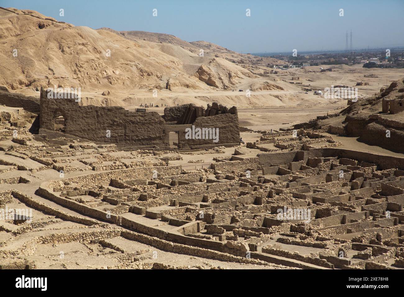 Ruins of Workmen's Village, Deir el-Medina, Ancient Thebes, UNESCO ...