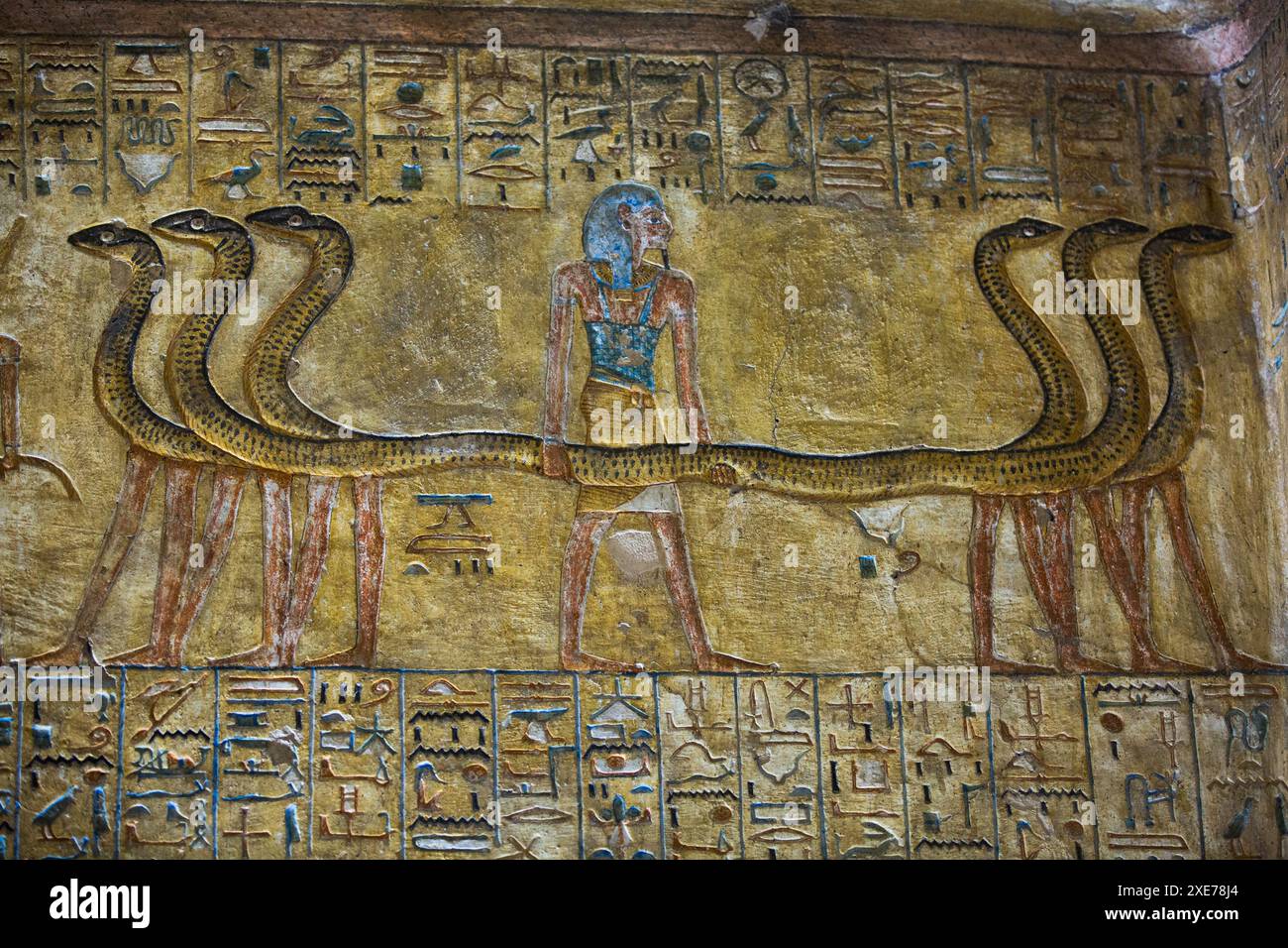 Reliefs, Tomb of Tausert and Setnakht, KV14, Valley of the Kings ...