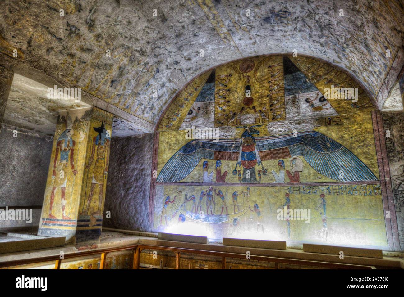 Reliefs, Tomb of Tausert and Setnakht, KV14, Valley of the Kings ...