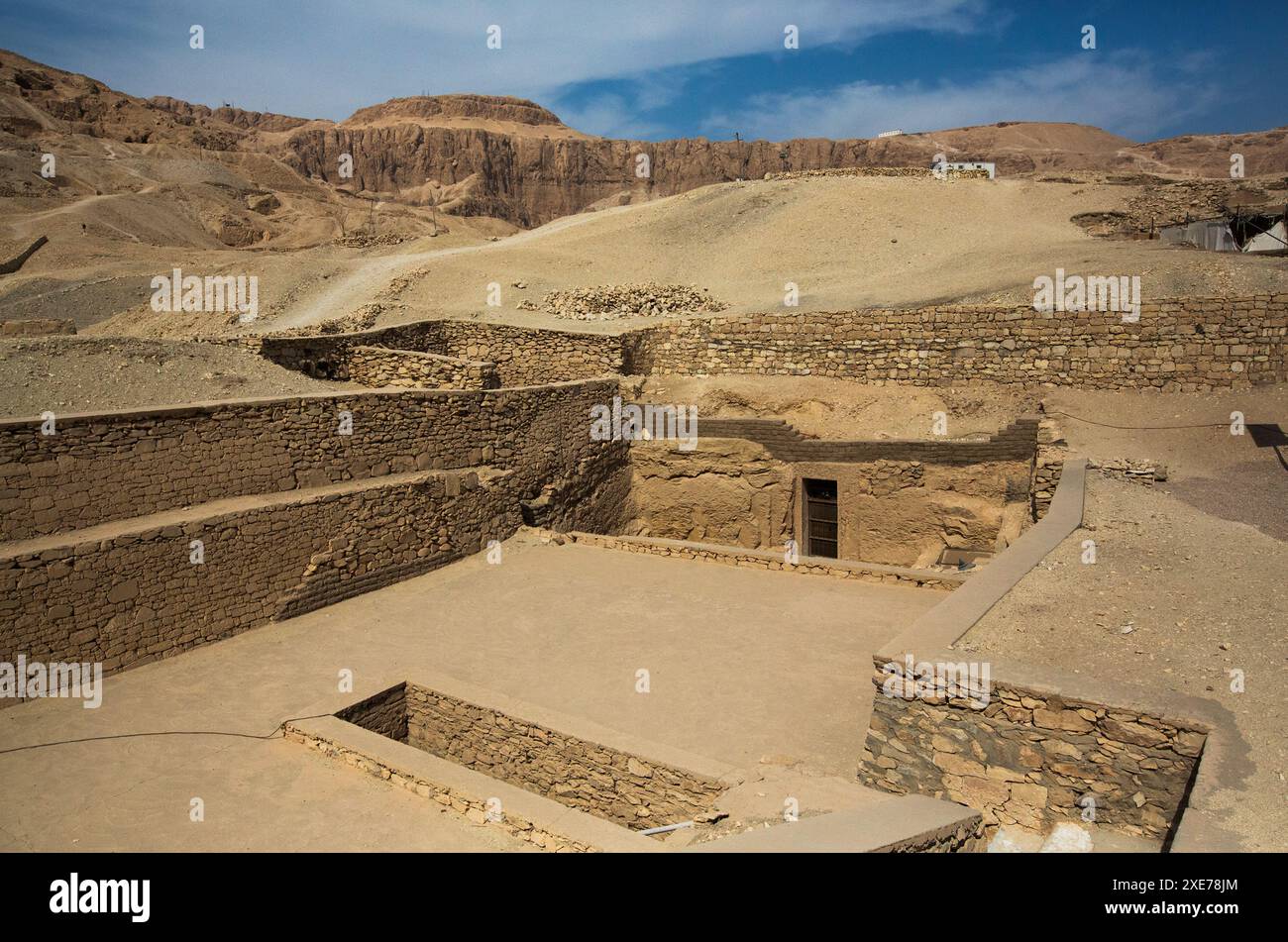 Tomb Entrance, Tomb of Amenemopet, TT41, Ancient Thebes, UNESCO World ...