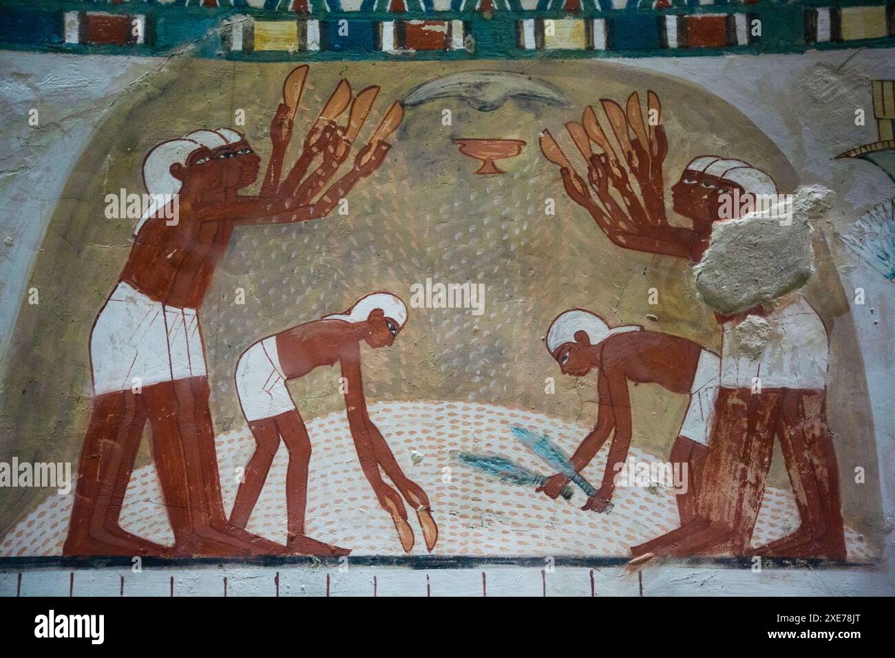 Wall Paintings, Tomb of Nakht, TT52, Tombs of the Nobles, Ancient ...