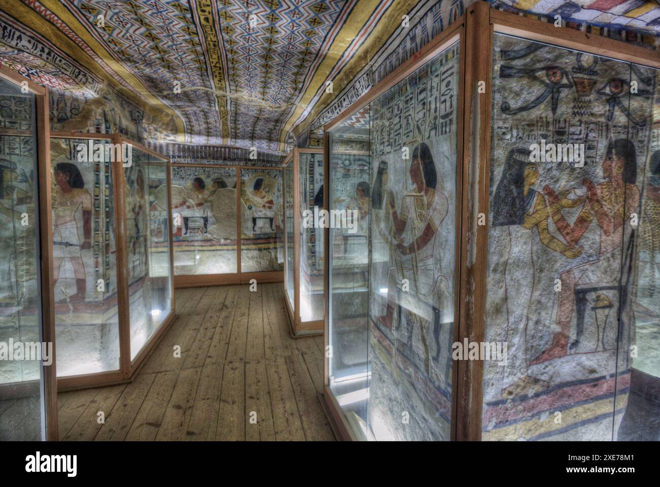 The Burial Chamber, Tomb of Sennefer, TT96, Tombs of the Nobles ...