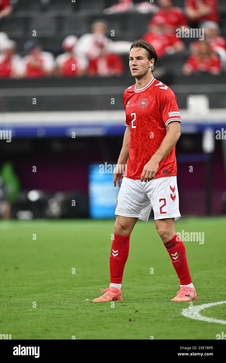 FRANKFURT AM MAIN, GERMANY - JUNE 20: Joachim Andersen of Denmark ...