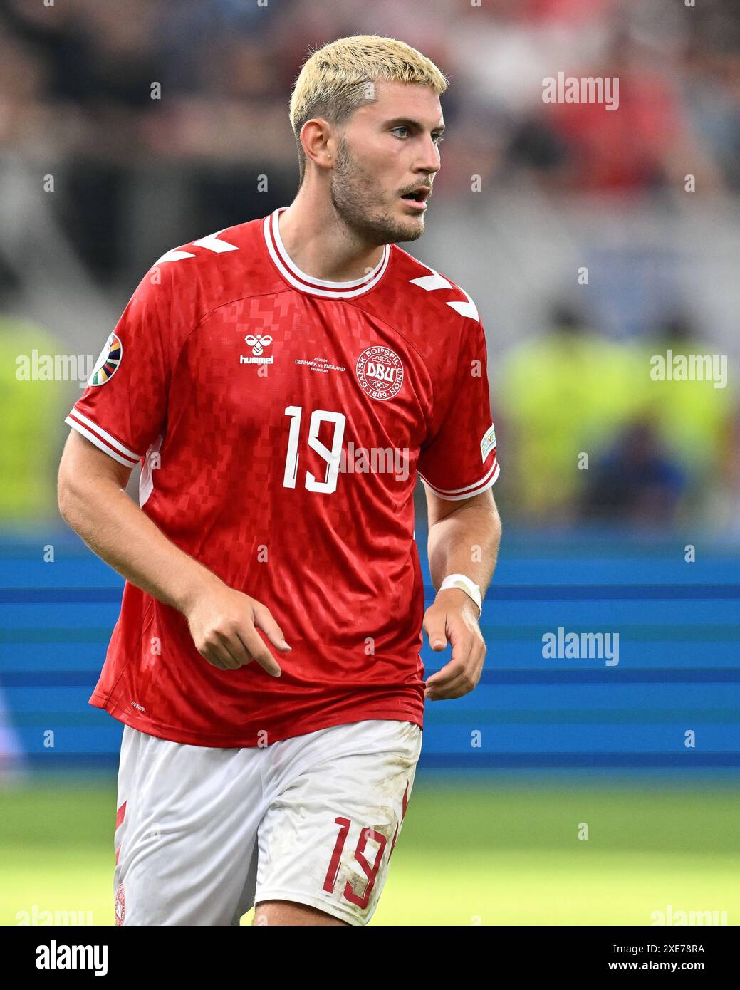FRANKFURT AM MAIN, GERMANY - JUNE 20: Jonas Wind during the UEFA EURO ...