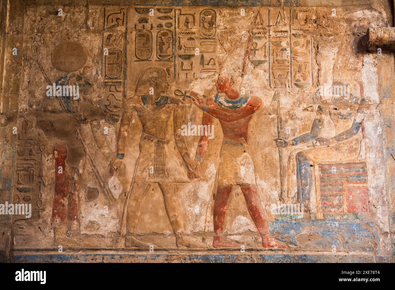 Bas Relief, Luxor Temple, UNESCO World Heritage Site, Luxor, Egypt ...