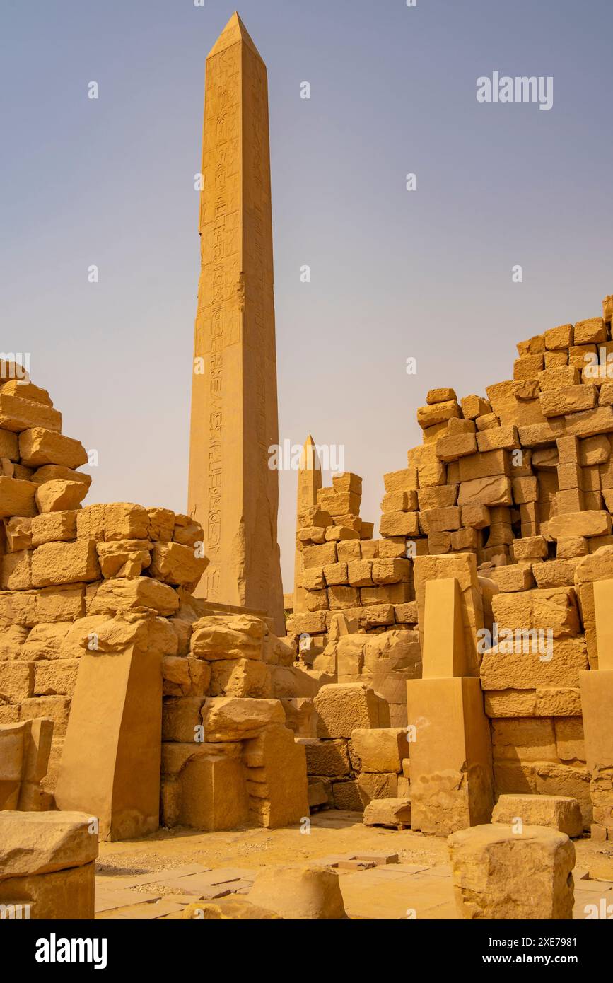 View of Obelisk of Hatshepsut, Karnak Temple Complex, UNESCO World ...