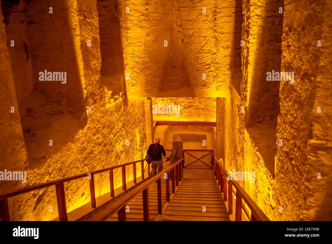 View of KV8, the Tomb of Merenptah, Valley of the Kings, UNESCO World ...