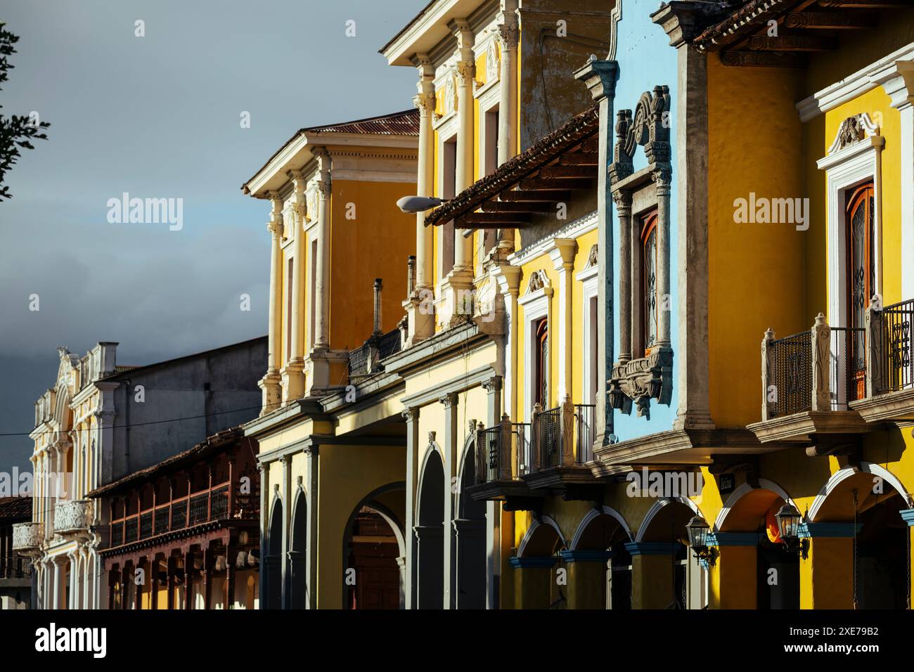 Colonial architecture, Granada, Nicaragua, Central America Stock Photo ...