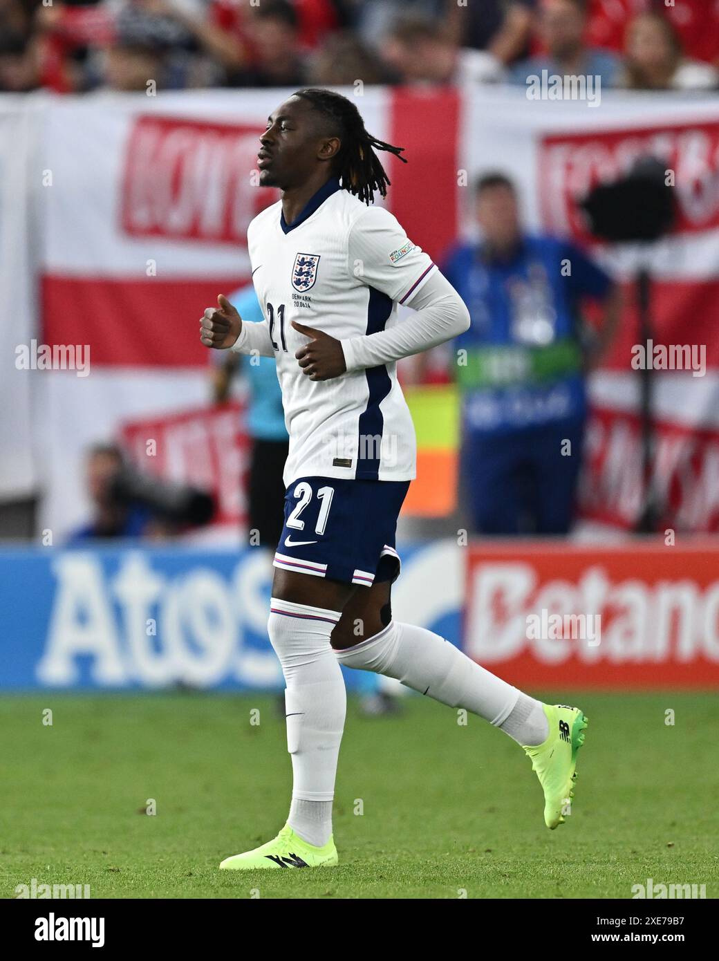 FRANKFURT AM MAIN, GERMANY - JUNE 20: Eberechi Eze during the UEFA EURO ...