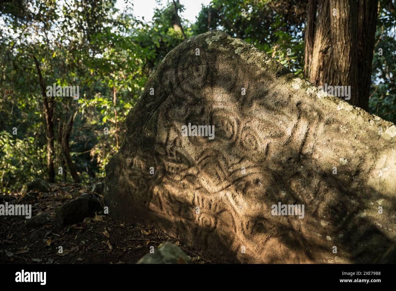 Petroglyphs of the Finca Magdalena, Ometepe Island, Rivas State ...