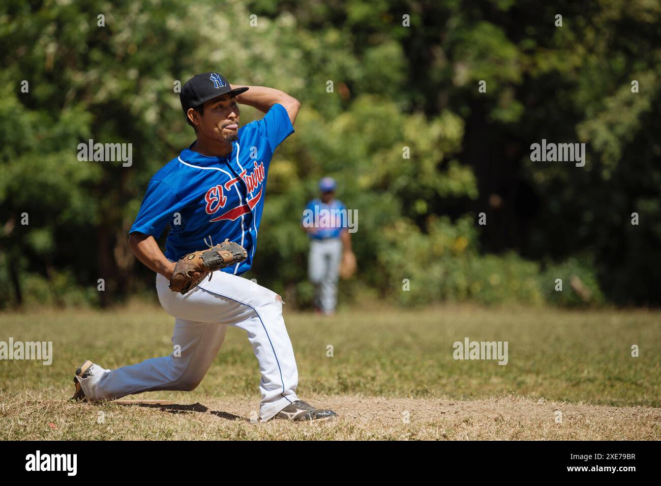 Baseball game near Escameca, Rivas, Nicaragua, Central America Stock ...